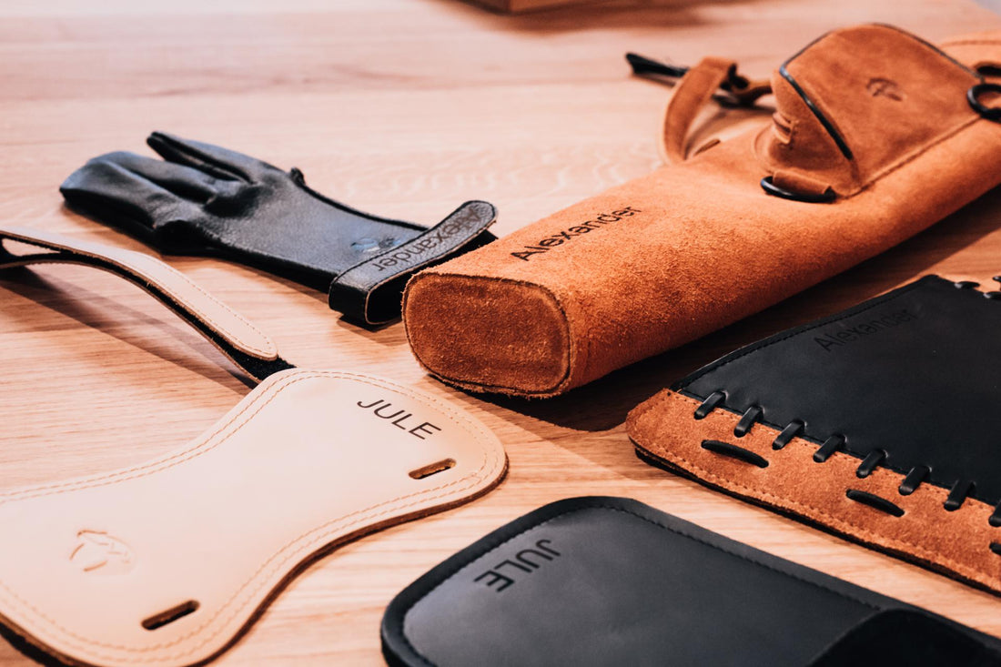 Personalized Archery Gear with Engraved Leather | Bearpaw Products